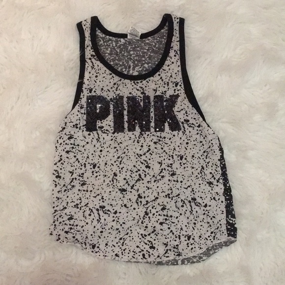 PINK Victoria's Secret | Tops | Rare Victorias Secret Pink Muscle Tank ...